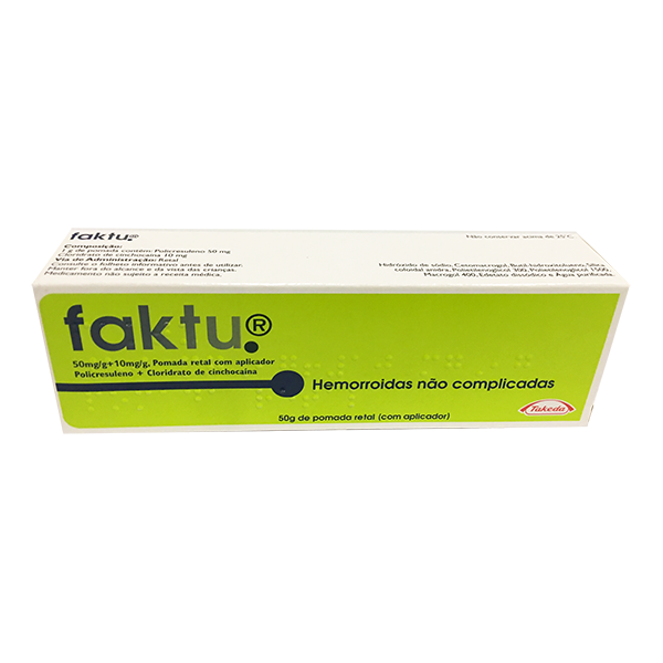 Faktu Pomada Rectal 50g – Pharmacare | A sua parafarmácia online